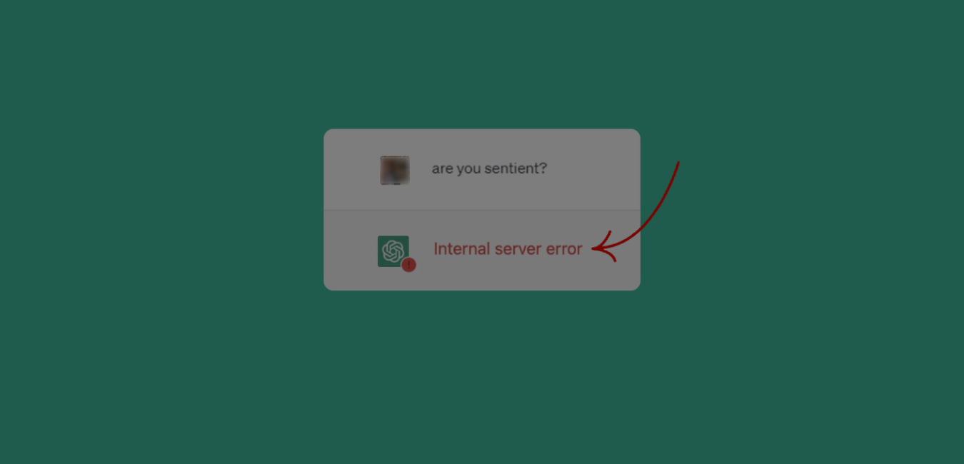 How to fix ChatGPT Internal Server Error - 500 Message