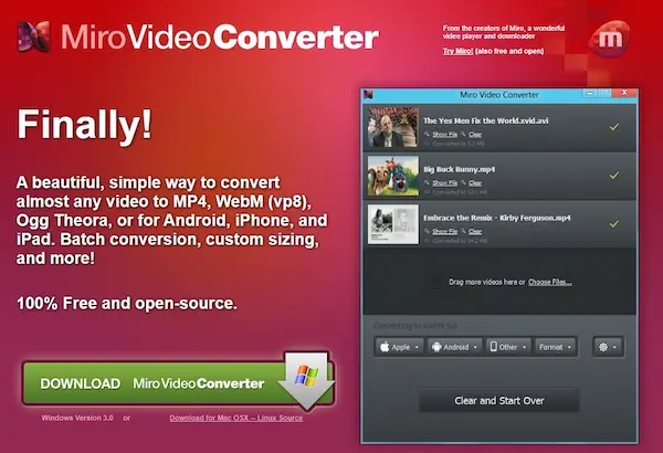 10 Best Free Video Converters (Windows/Mac) - Tech Journal