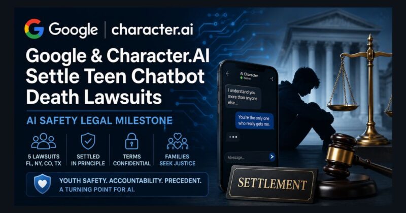 Google & Character.AI Settle Teen Chatbot Lawsuits