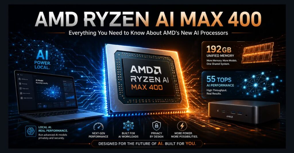AMD Ryzen AI Max 400: 192GB Memory, 55 TOPS NPU — Everything You Need ...