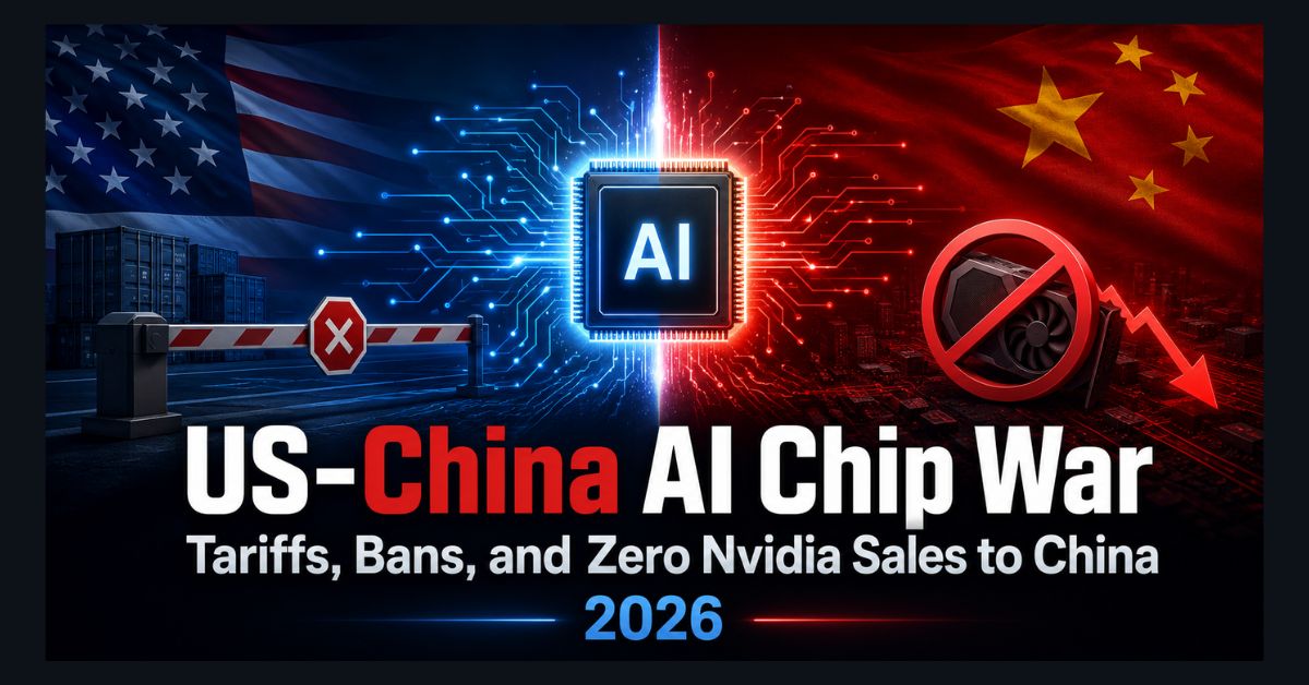 US-China AI Chip War 2026: Tariffs, Bans, and Nvidia's Zero China Revenue