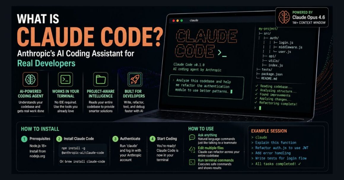 What Is Claude Code? Install & Use Anthropic's AI Coding Agent (2026)