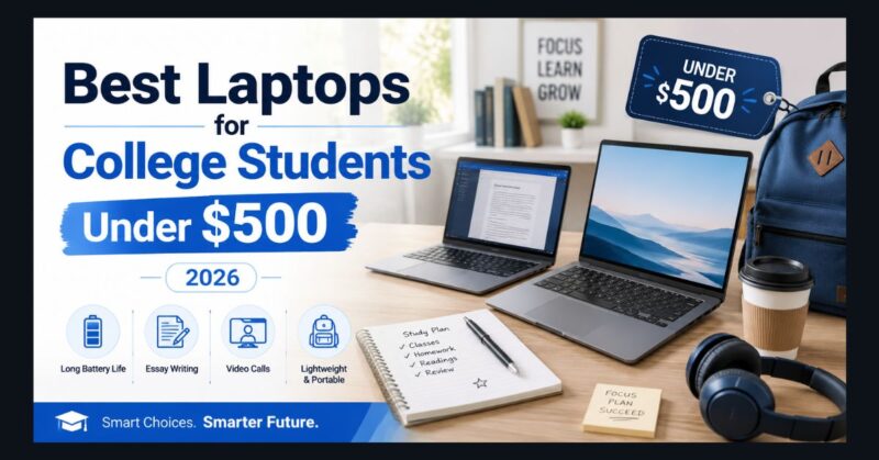 10 Best Laptops for College Students Under $500 (2026)